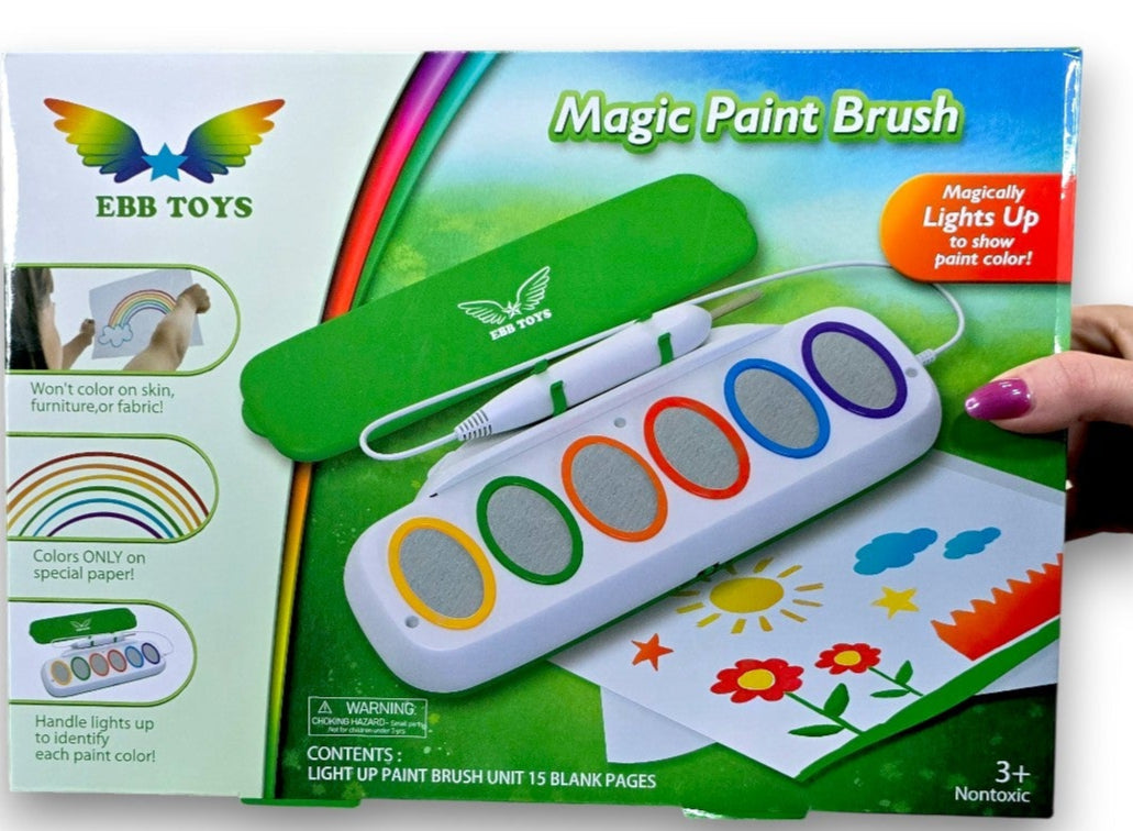 Magic Paint Brush, Mess Free Painting Station for Kids, Toddler Toys ...